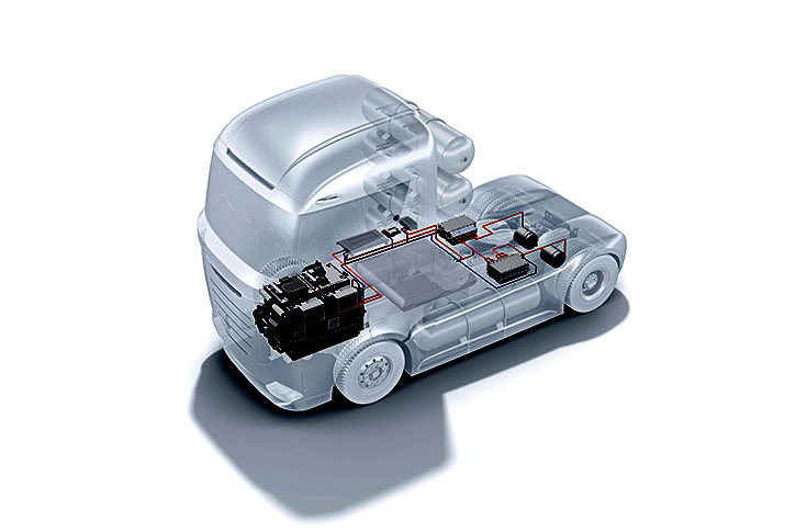 Bosch developing hydrogen fuel-cell powertrain with focus on trucks ...